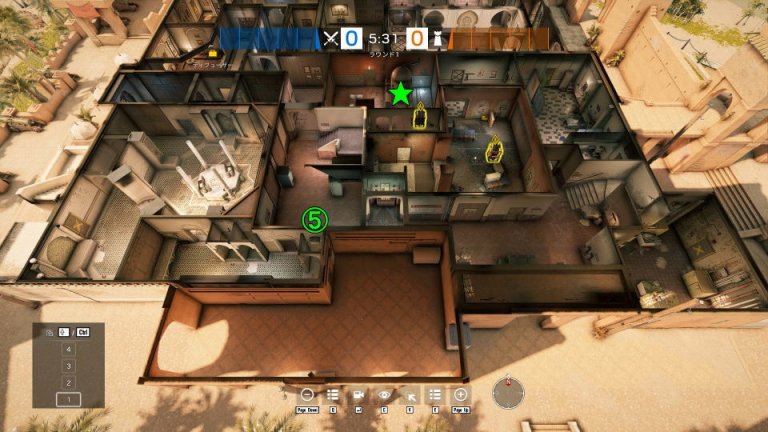 【R6S】要塞のカメラ位置と全体マップ【Year 3】 - Raison Detre - ゲームやスマホの情報サイト