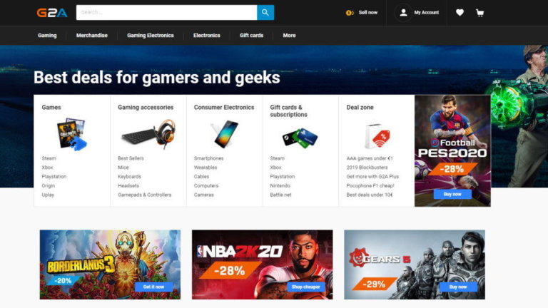 【G2A】Steam Gift Cardを安く購入する方法【Steamウォレット】