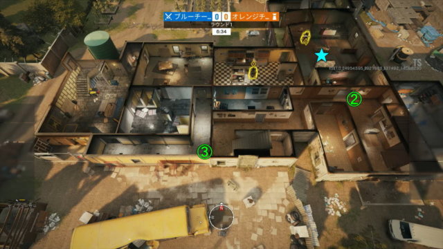 【R6S】リワーク版オレゴンのカメラ位置と全体マップ【2020】 - Raison Detre - ゲームやスマホの情報サイト