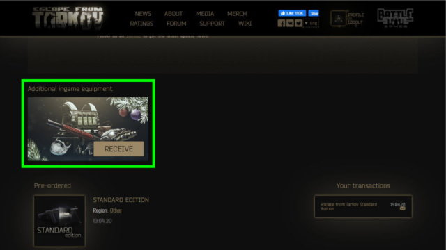 【EFT】Escape from Tarkovでギフトを受け取る方法【無料特典】 | Raison Detre - ゲームやスマホの情報サイト