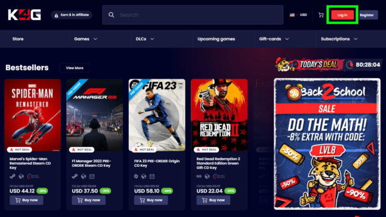 【鍵屋】K4Gで購入する方法【会員登録】 - Raison Detre - ゲームやスマホの情報サイト