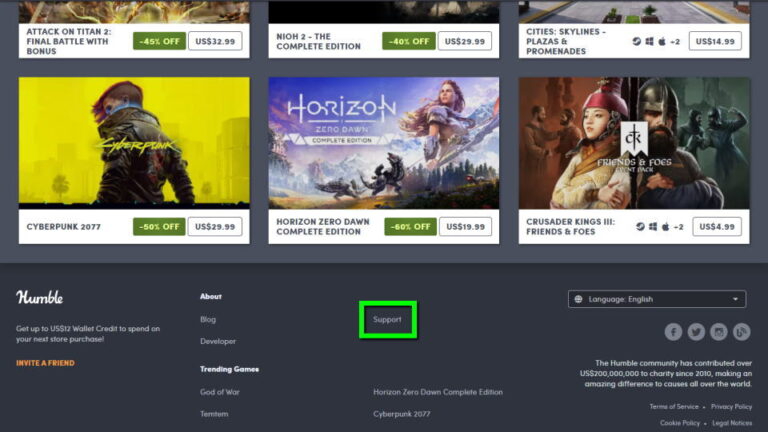 【Humble Bundle】返金申請を行う方法【サポート】 - Raison Detre - ゲームやスマホの情報サイト