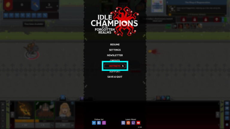 【Idle Champions of the Forgotten Realms】キーボード設定【操作方法】 - Raison Detre ...