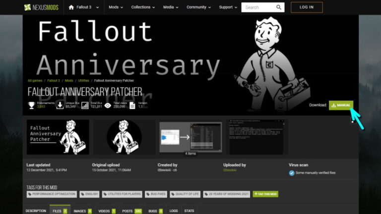 Fallout 3 4Gb Patcher | Fallout 3 Anniversary Patcher Mod – DTWNIR