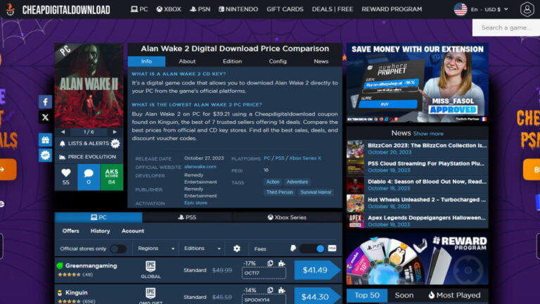 【Alan Wake 2】安く買う方法【価格比較】 - Raison Detre - ゲームやスマホの情報サイト