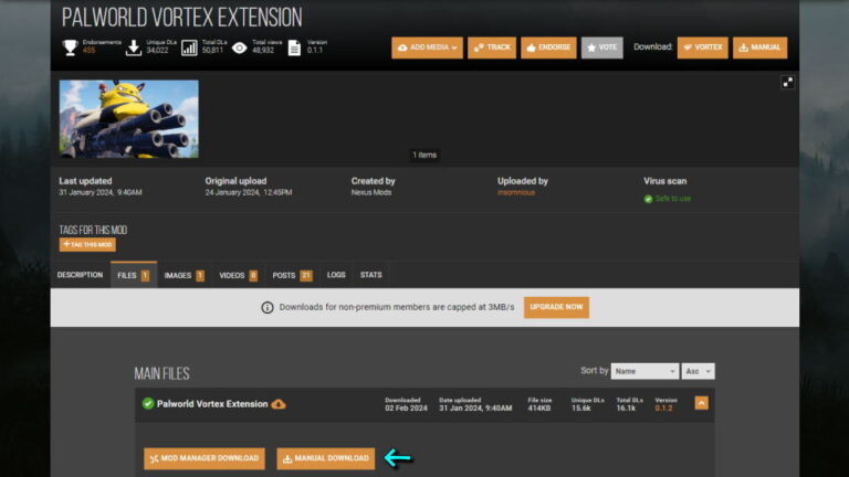 【パルワールド】MODが動作しない時の対策【Vortex】 - Raison Detre - ゲームやスマホの情報サイト