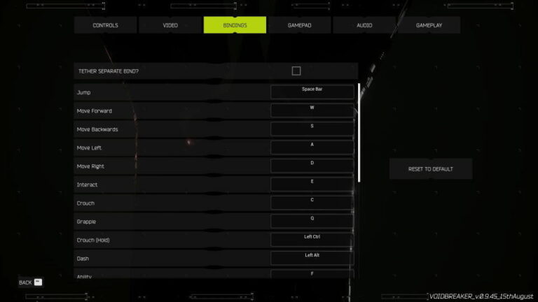 【VOID/BREAKER】キーボードとコントローラー設定【操作方法】 - Raison Detre - ゲームやスマホの情報サイト